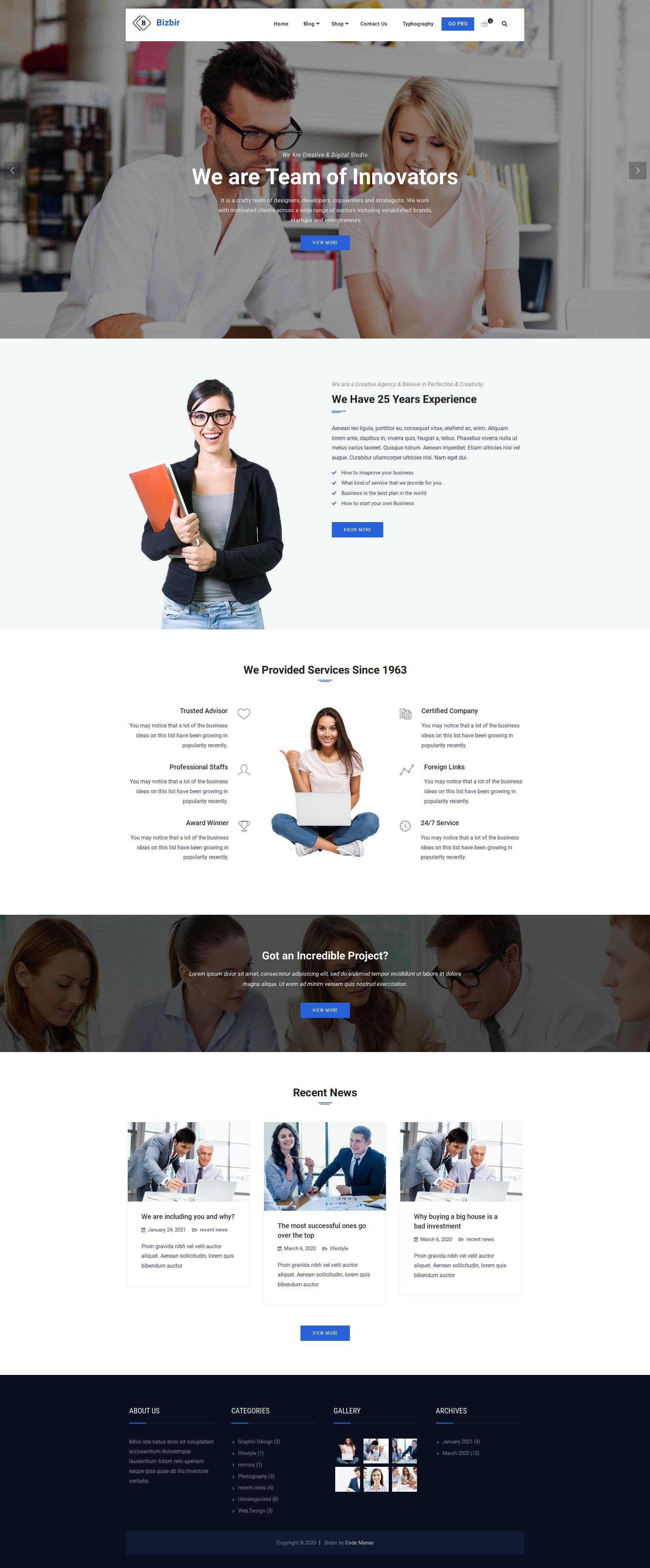 Bizbir Demo - CodeManas